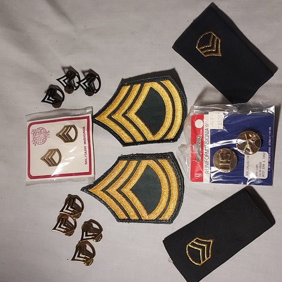 US Army Rank Pins Patches Misc | Accessories | Us Army Miscellaneous ...